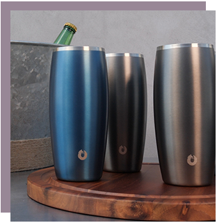 Stainless Steel Glasses | Unbreakable Glassware Set – Snowfox